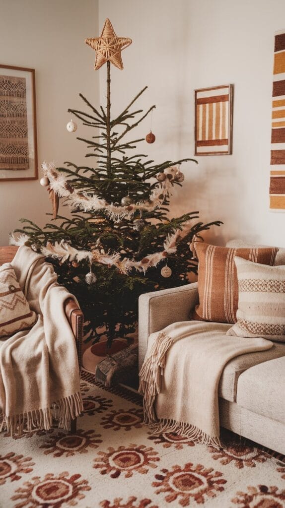 20 Cozy Boho Christmas Decor Ideas - The Savvy Folks