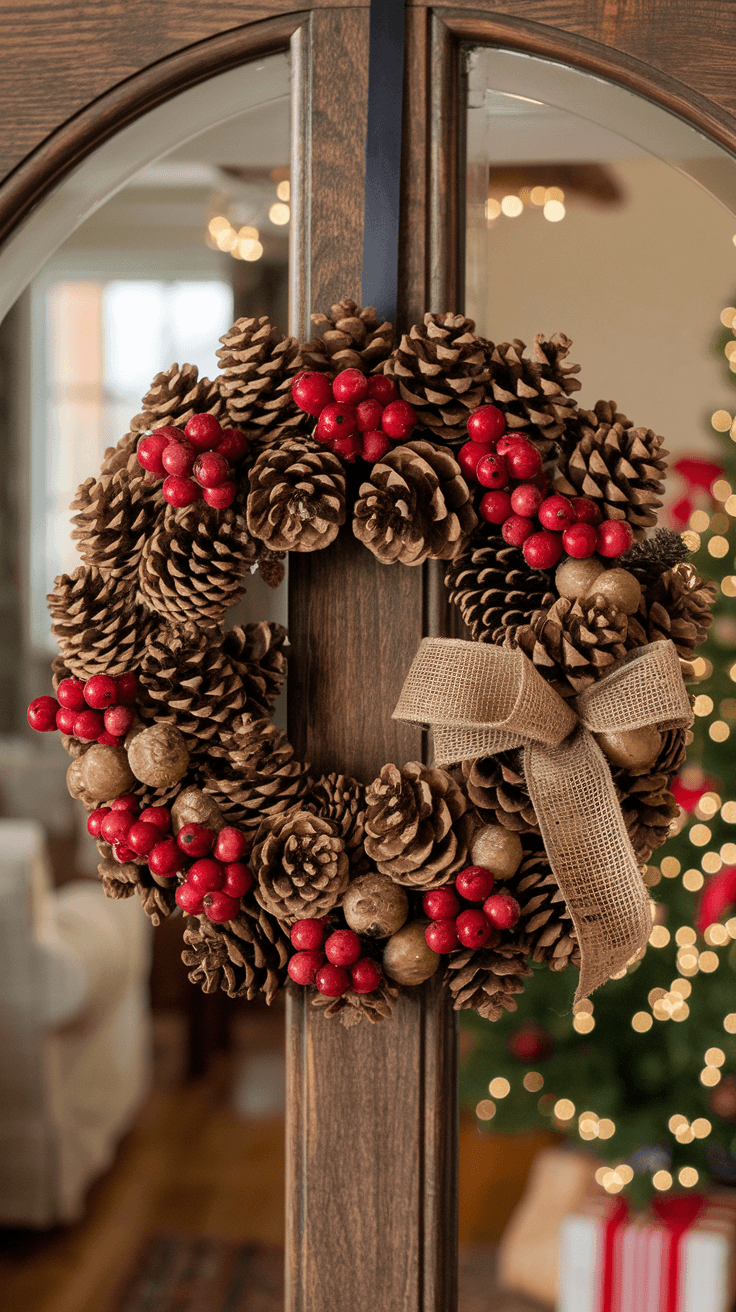 20 Gorgeous Christmas Wreath Ideas To Transform Your Home! - The Savvy ...