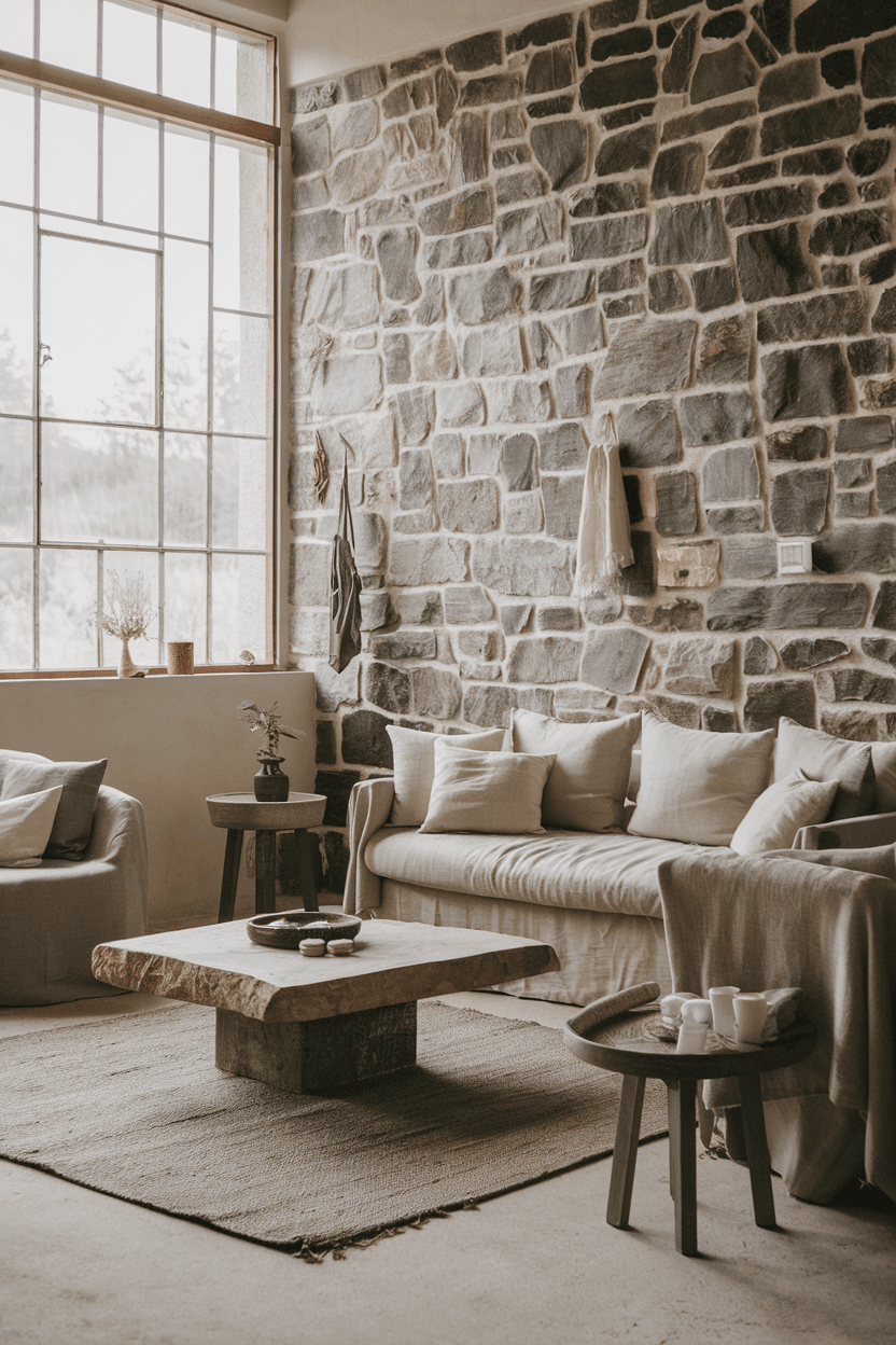 15 Earthy Living Room Ideas To Bring Nature Indoors - The Savvy Folks