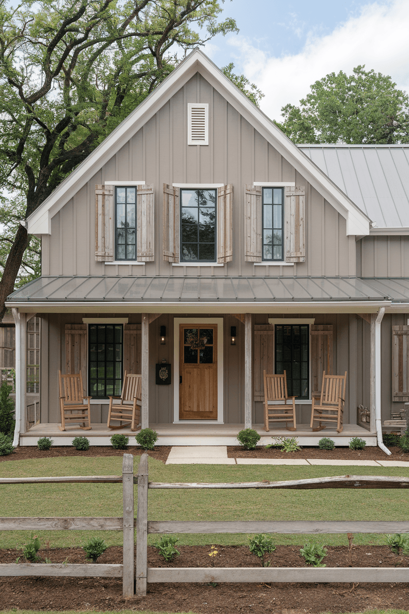 15 Stunning Modern Farmhouse Exterior Colors For A Timeless Look - The ...