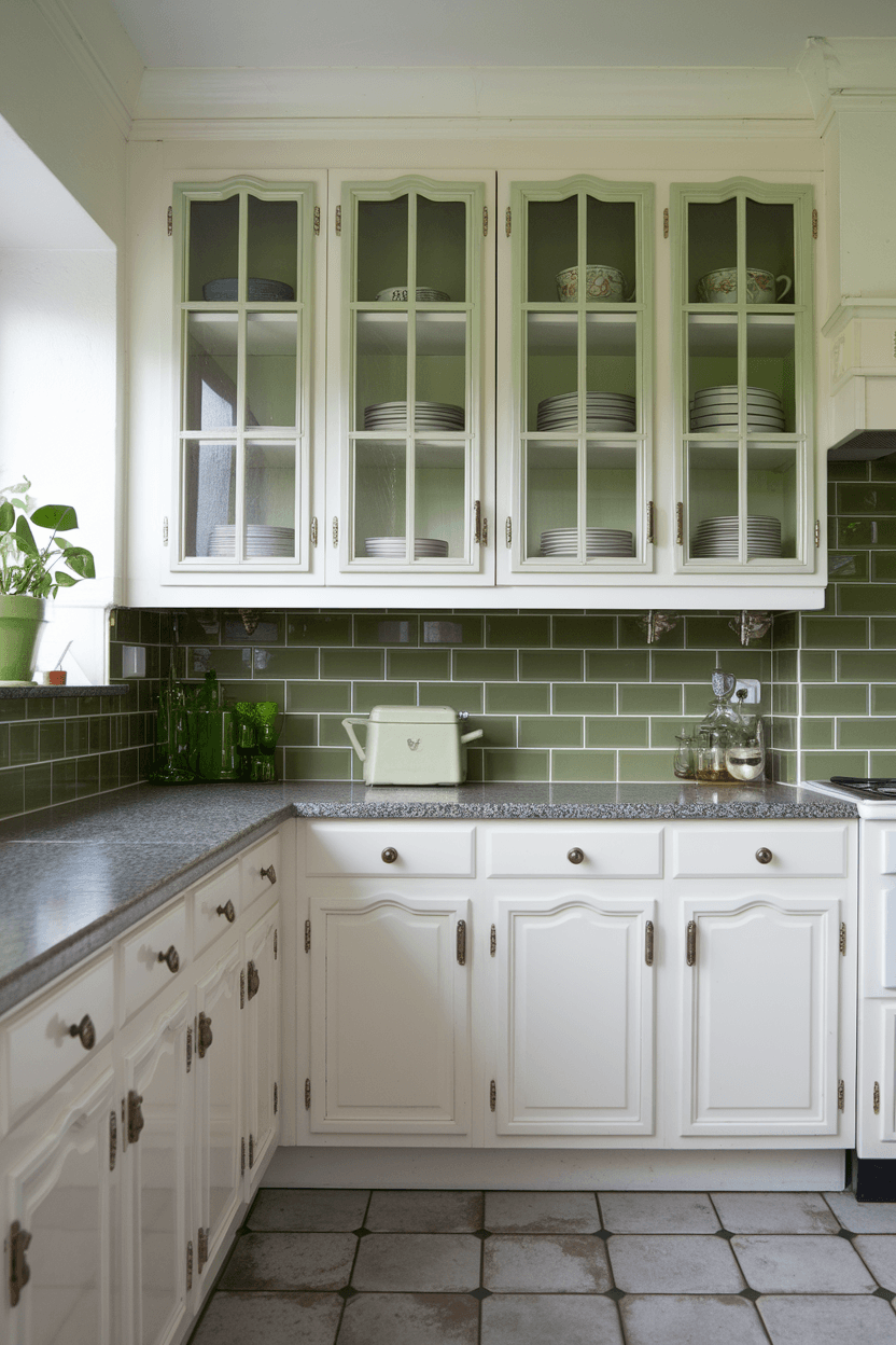 15 Lush Green Kitchen Ideas That Bring Nature Indoors - The Savvy Folks