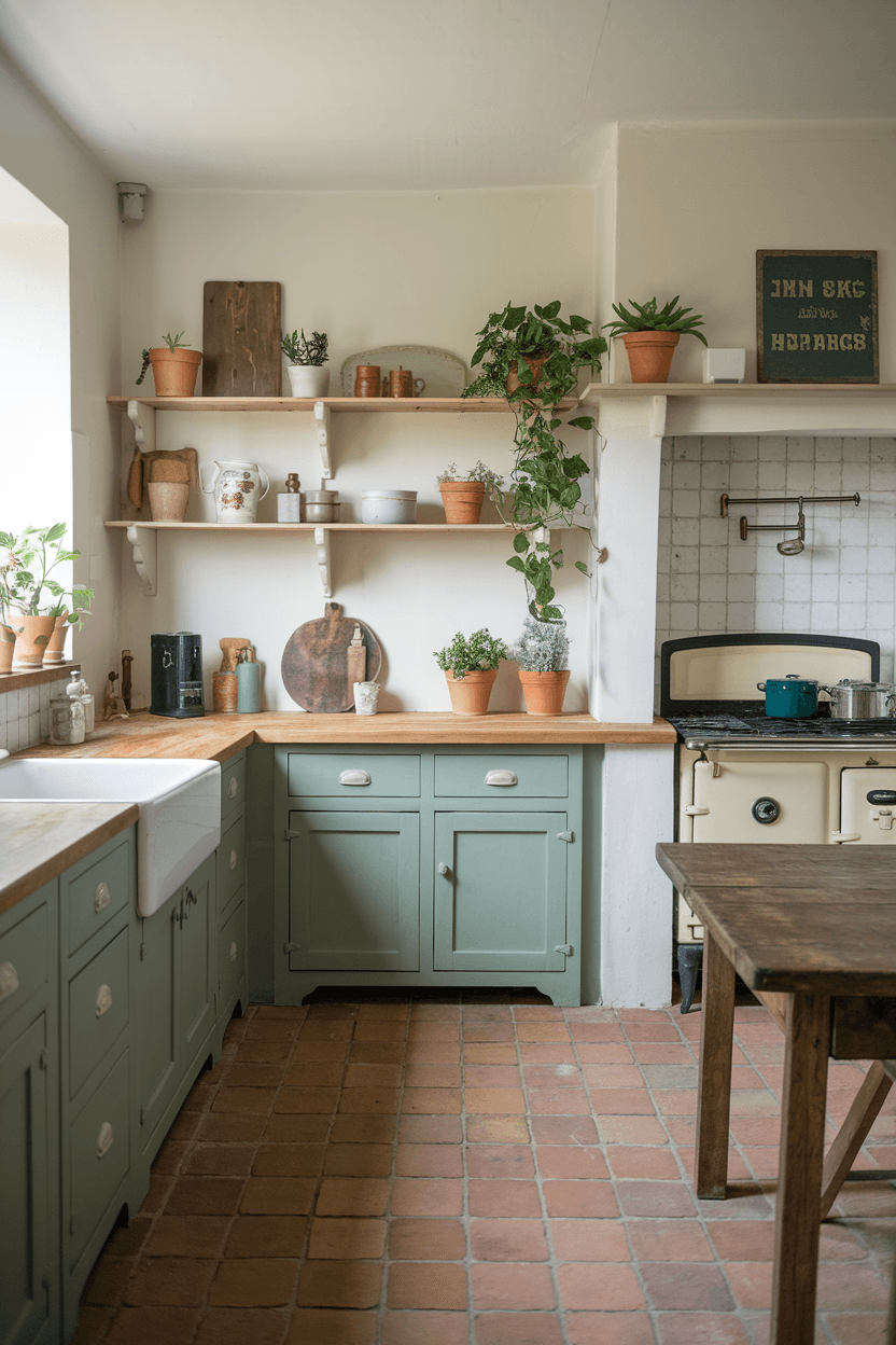 15 Lush Green Kitchen Ideas That Bring Nature Indoors - The Savvy Folks
