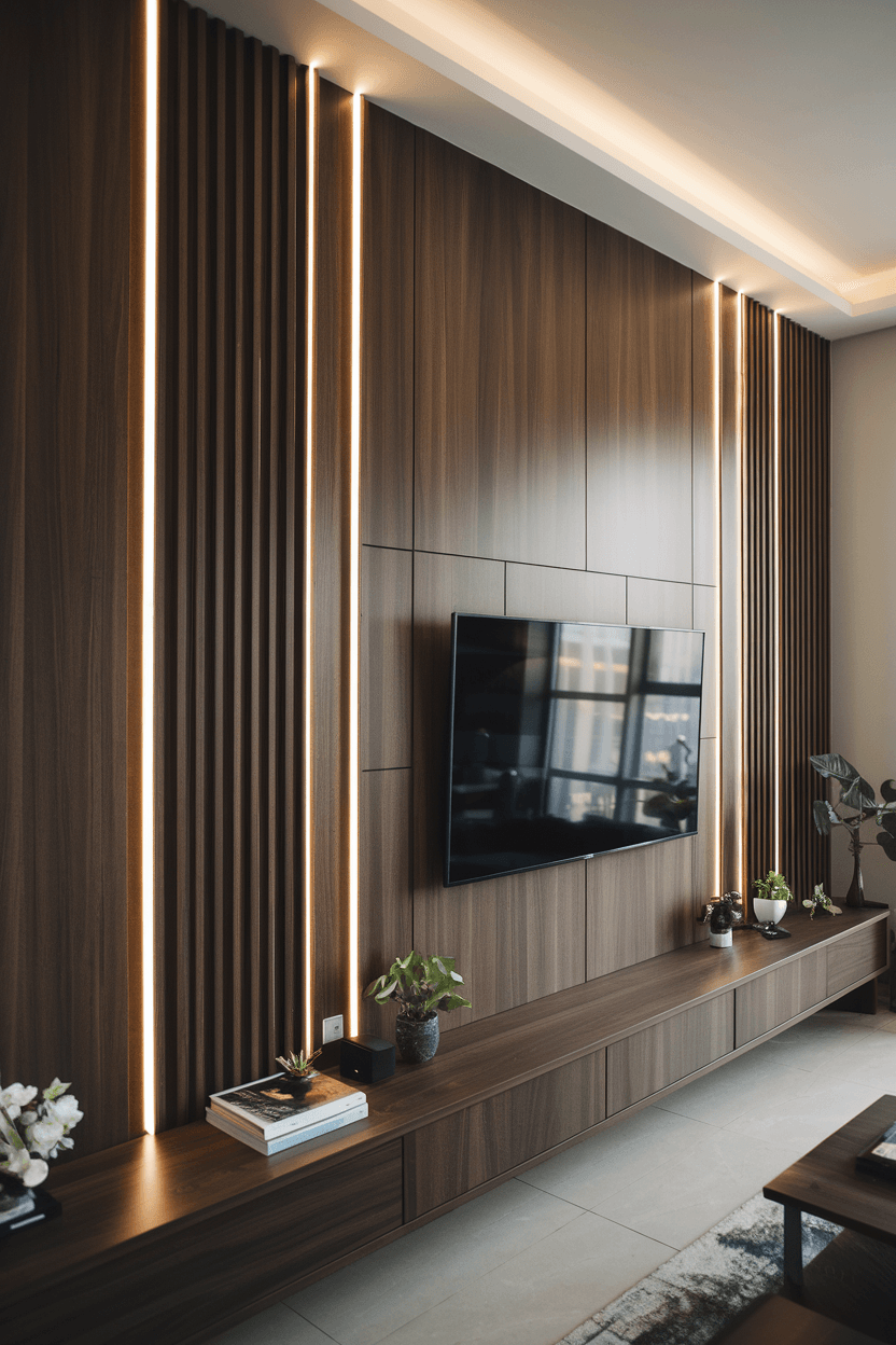 20 Creative TV Wall Ideas To Upgrade Your Home Style - The Savvy Folks