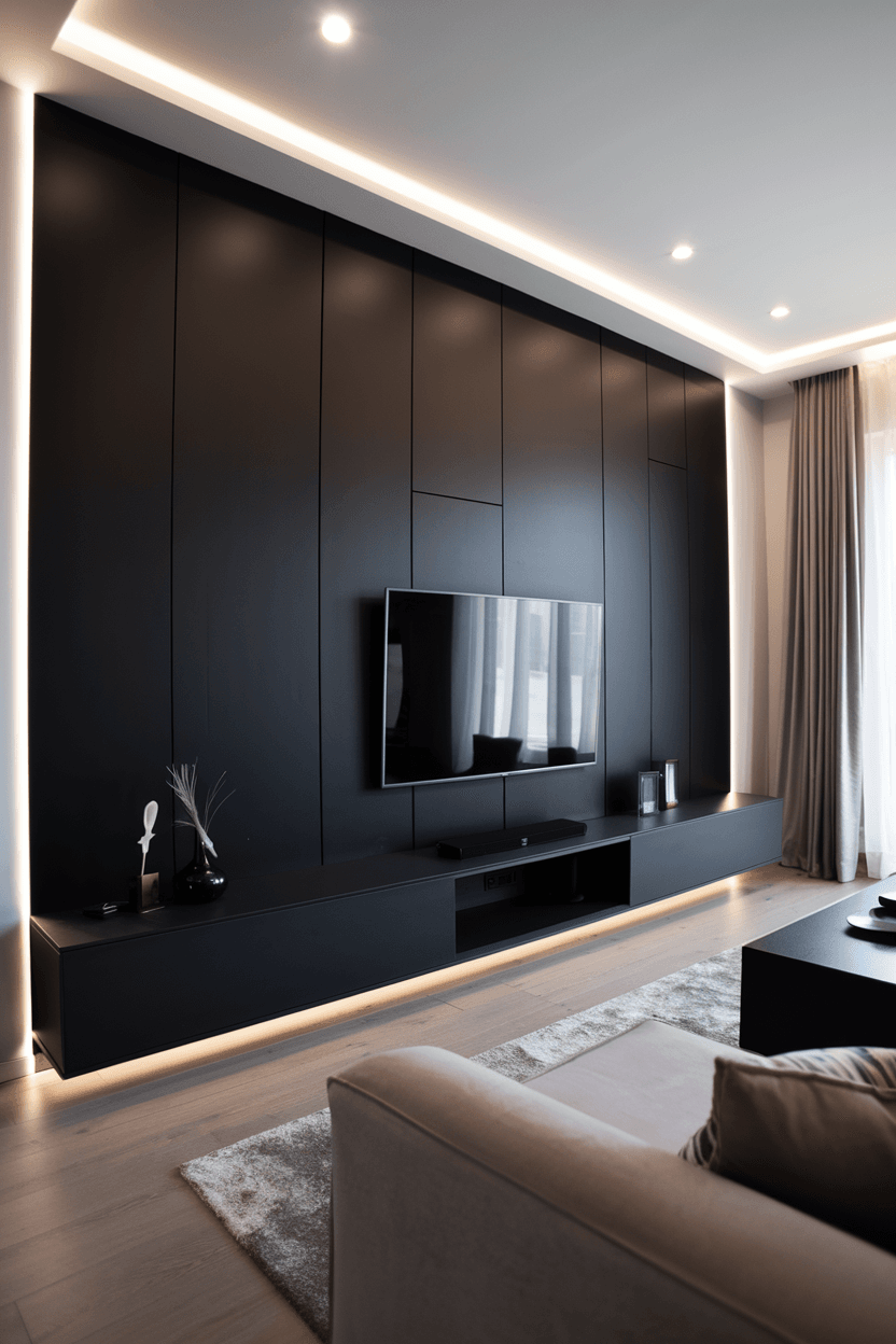 20 Creative TV Wall Ideas To Upgrade Your Home Style - The Savvy Folks