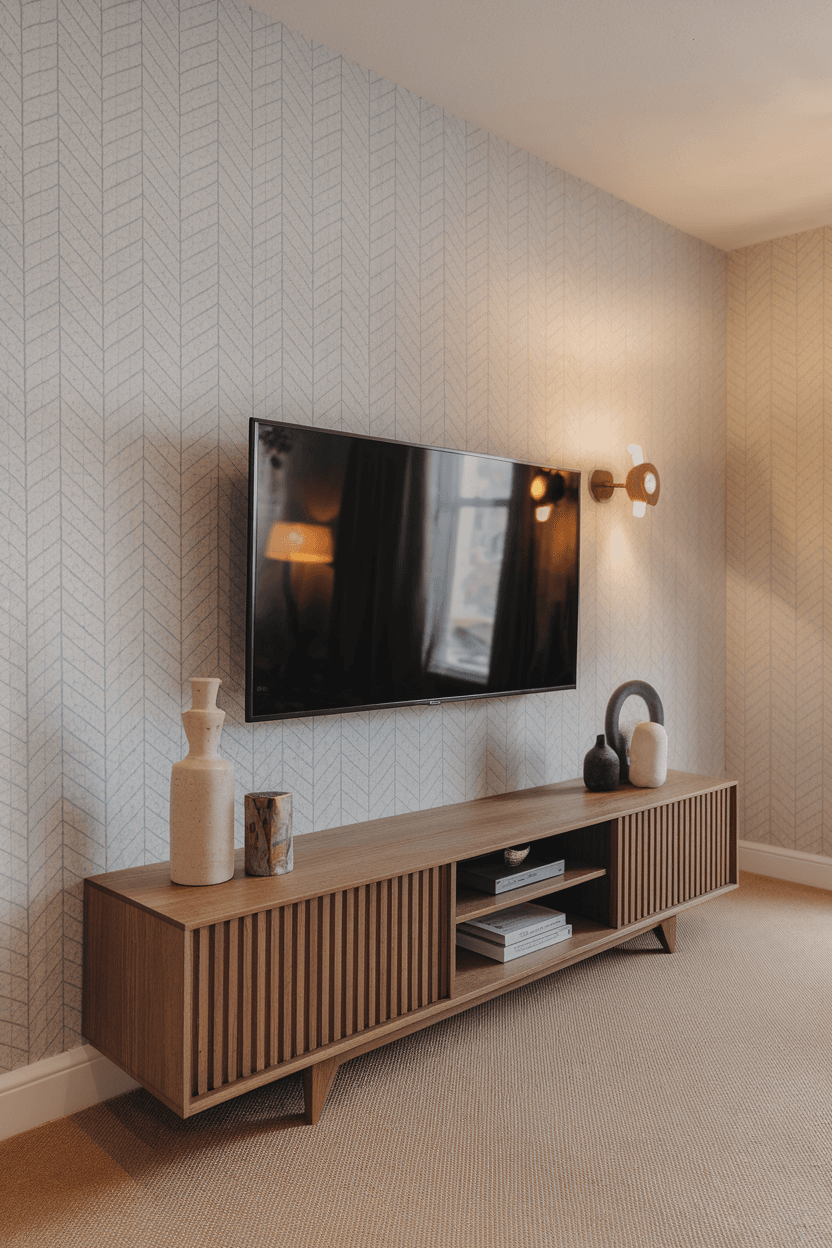 20 Creative TV Wall Ideas To Upgrade Your Home Style - The Savvy Folks