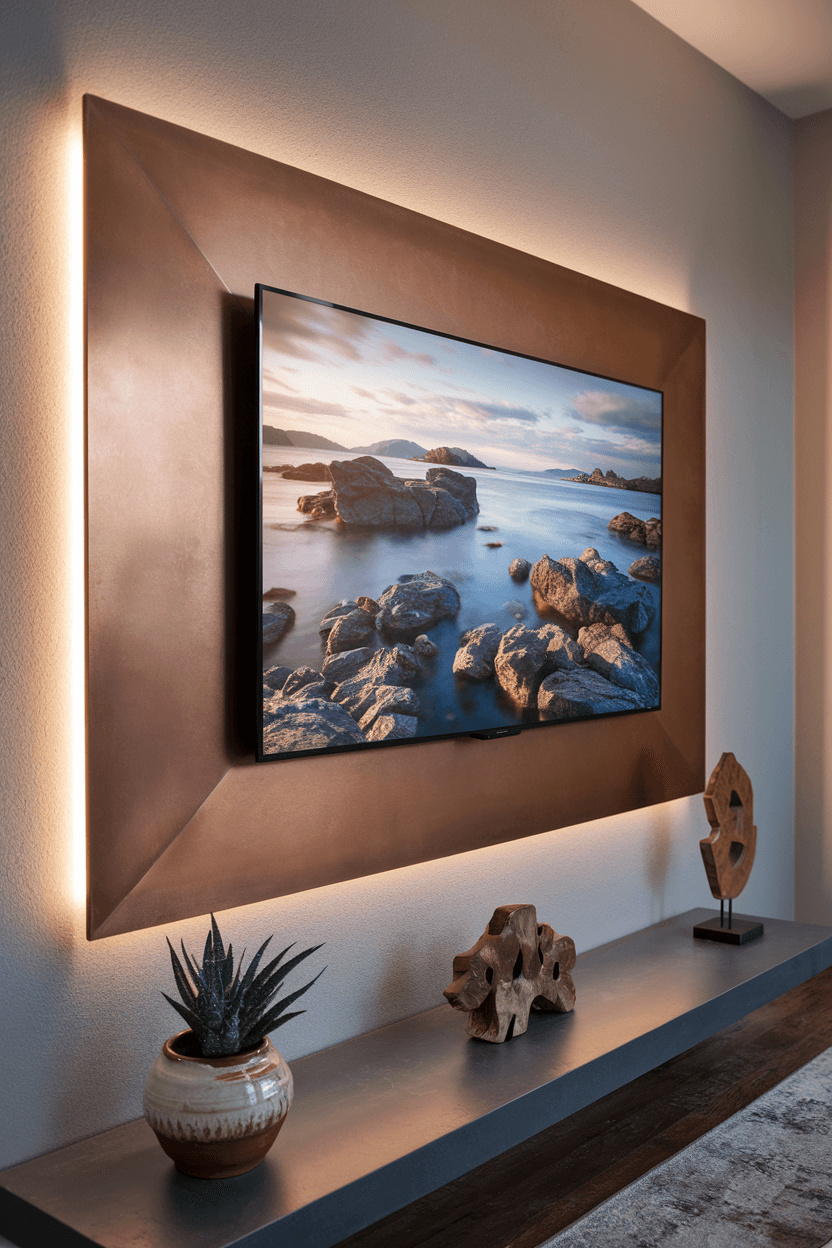 20 Creative TV Wall Ideas To Upgrade Your Home Style - The Savvy Folks