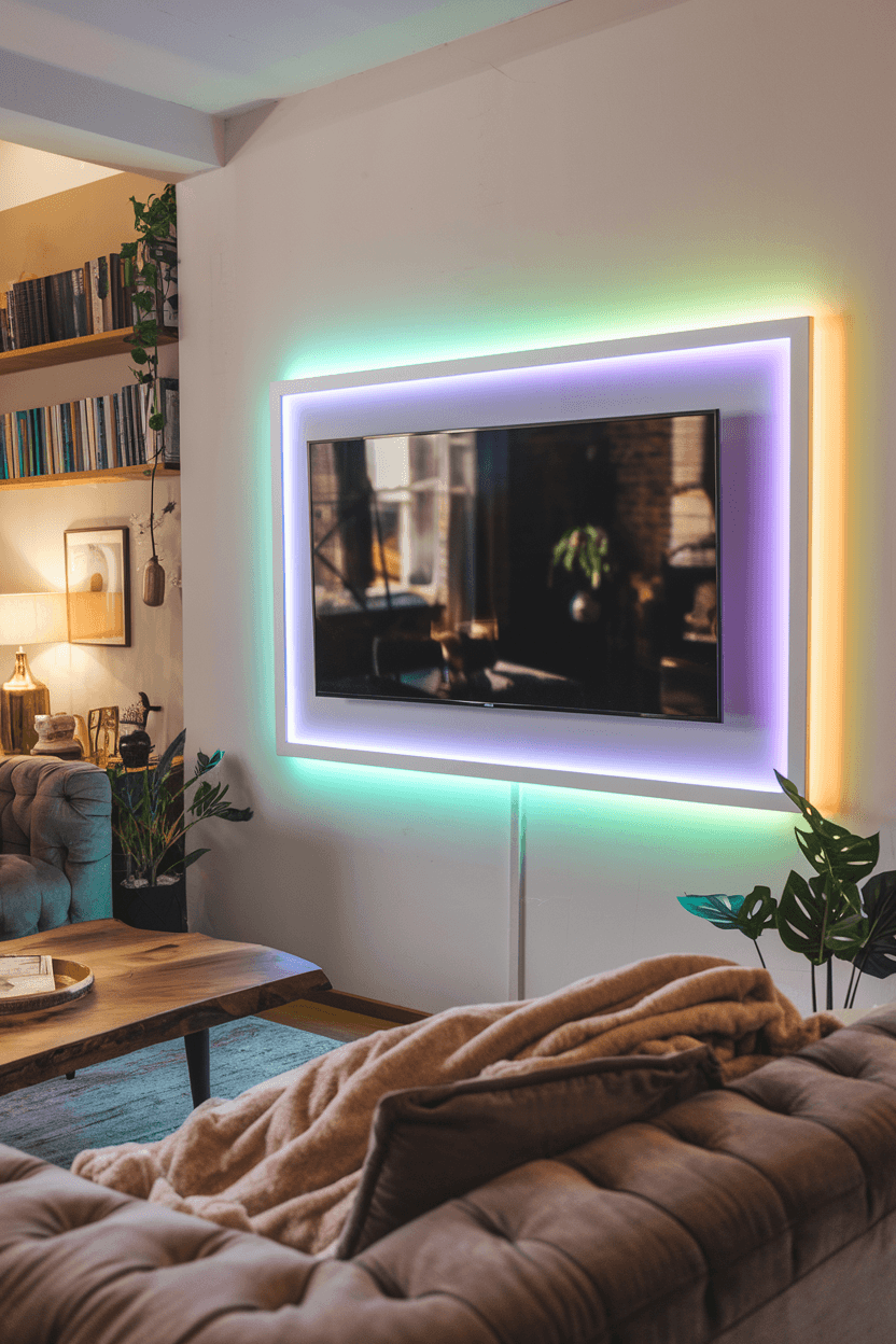 20 Creative TV Wall Ideas To Upgrade Your Home Style - The Savvy Folks