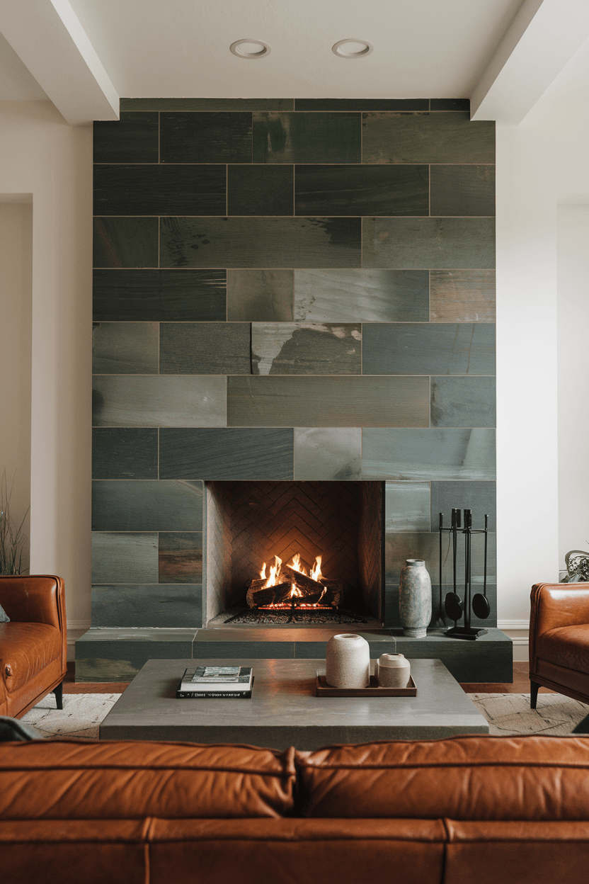 16 Stunning Natural Stone Fireplace Ideas To Transform Your Home - The ...