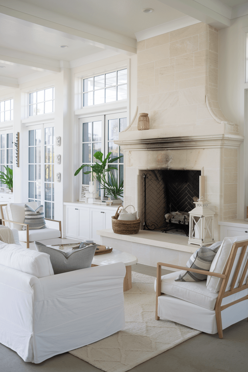 16 Stunning Natural Stone Fireplace Ideas To Transform Your Home - The ...