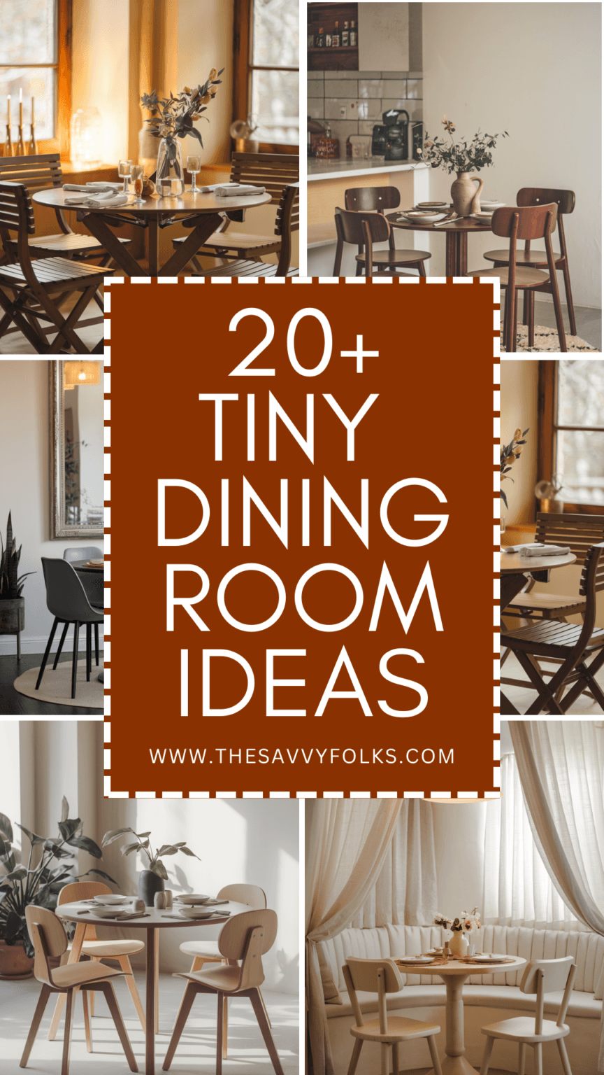 22 Genius Tiny Dining Room Ideas To Make The Most Of Your Space - The ...