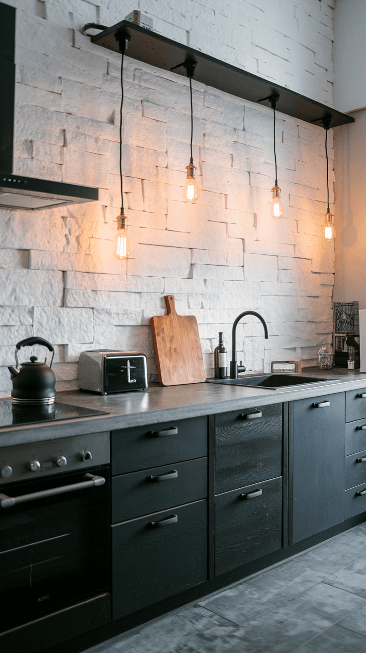 25+ Gorgeous Natural Stone Backsplash Kitchen Ideas - The Savvy Folks