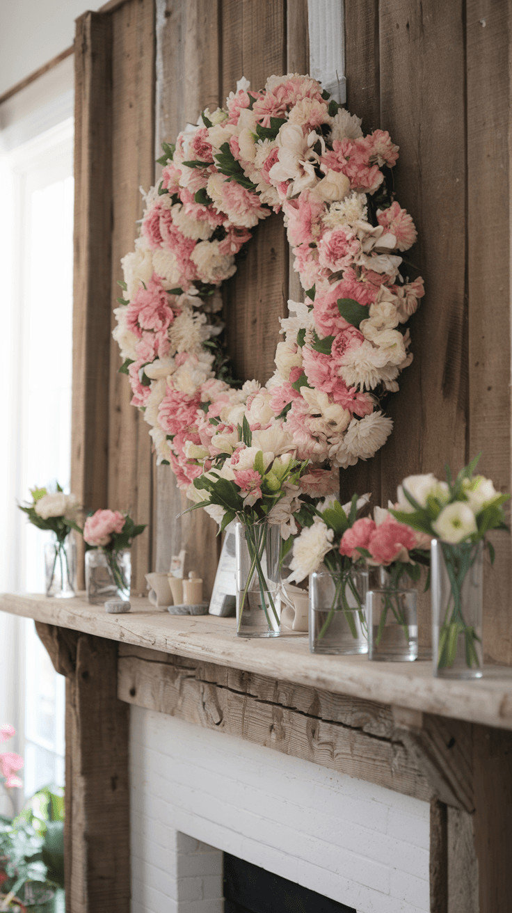20 Easy Spring Mantle Decor Ideas For A Fresh Look - The Savvy Folks