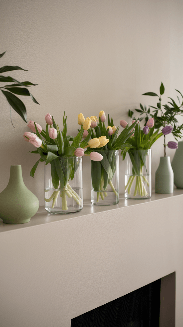 20 Easy Spring Mantle Decor Ideas For A Fresh Look - The Savvy Folks