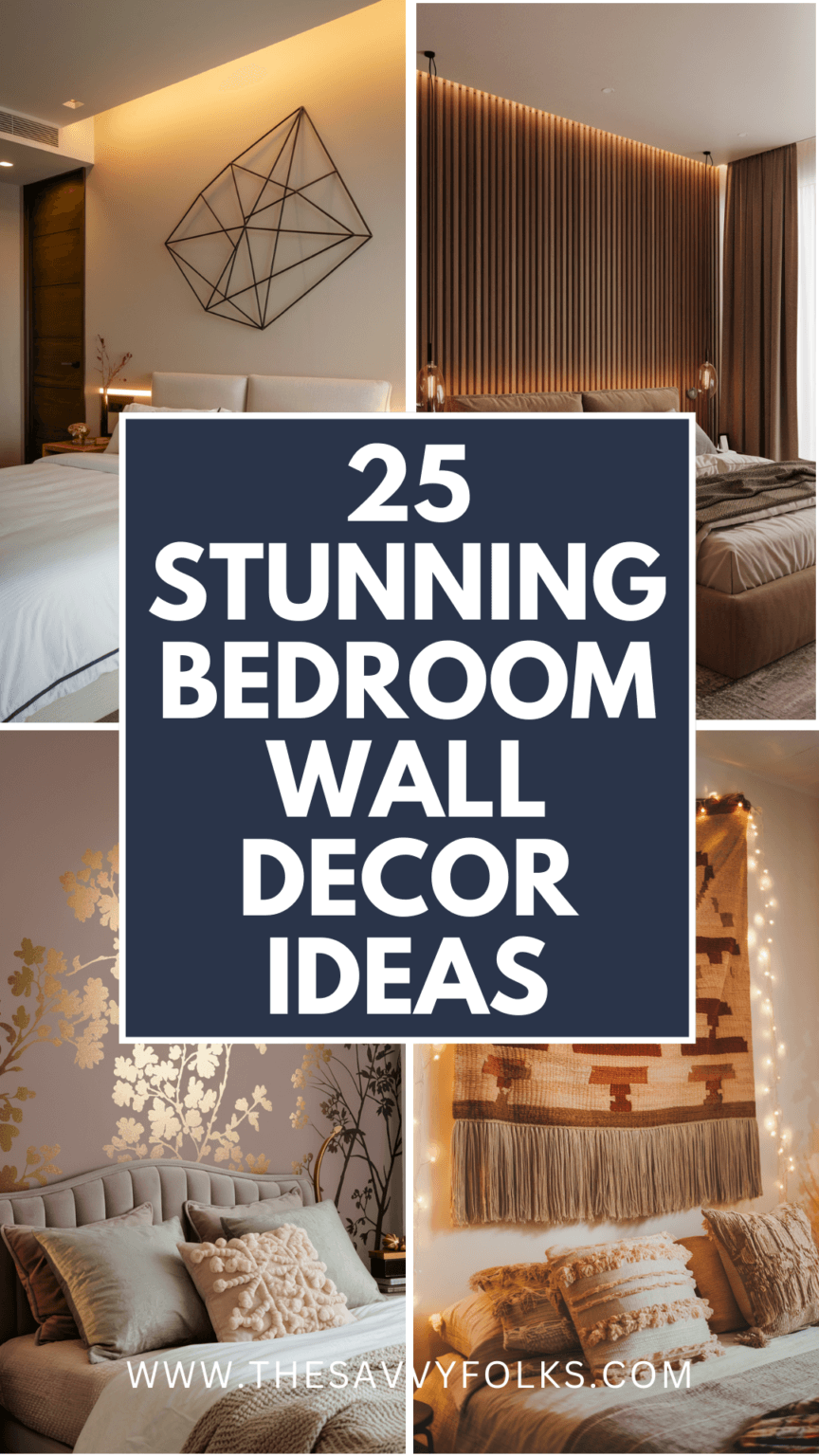 25 Stunning Bedroom Wall Decor Ideas To Make Your Space Shine - The ...